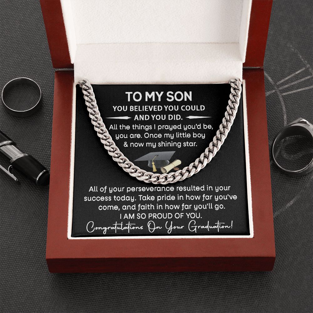 To My Son | Congratulation on your Graduation – Hidden Treasures